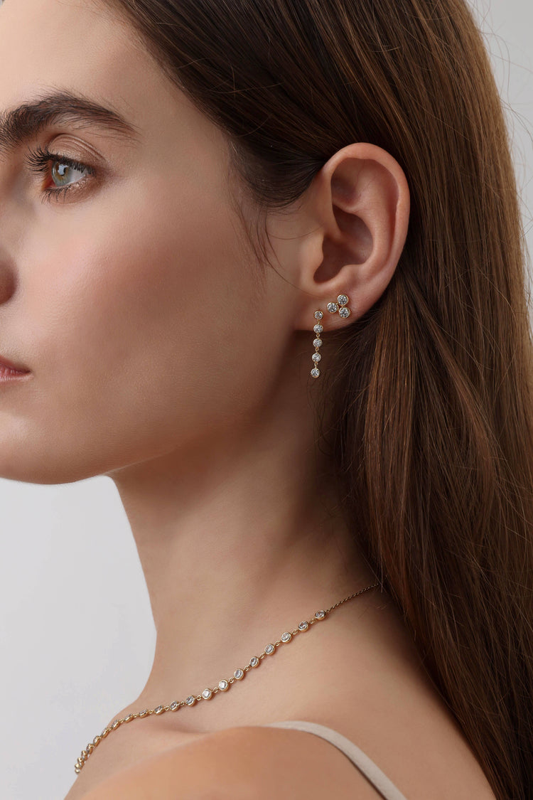Oval Lab-Grown Diamond Solitaire Stud Earrings